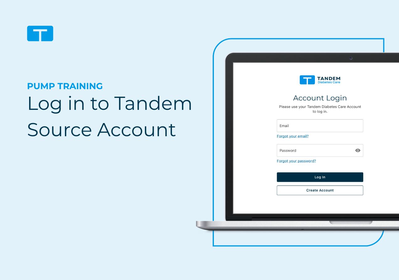 How to Set up a Tandem Account | Training Preparation | Tandem Diabetes ...