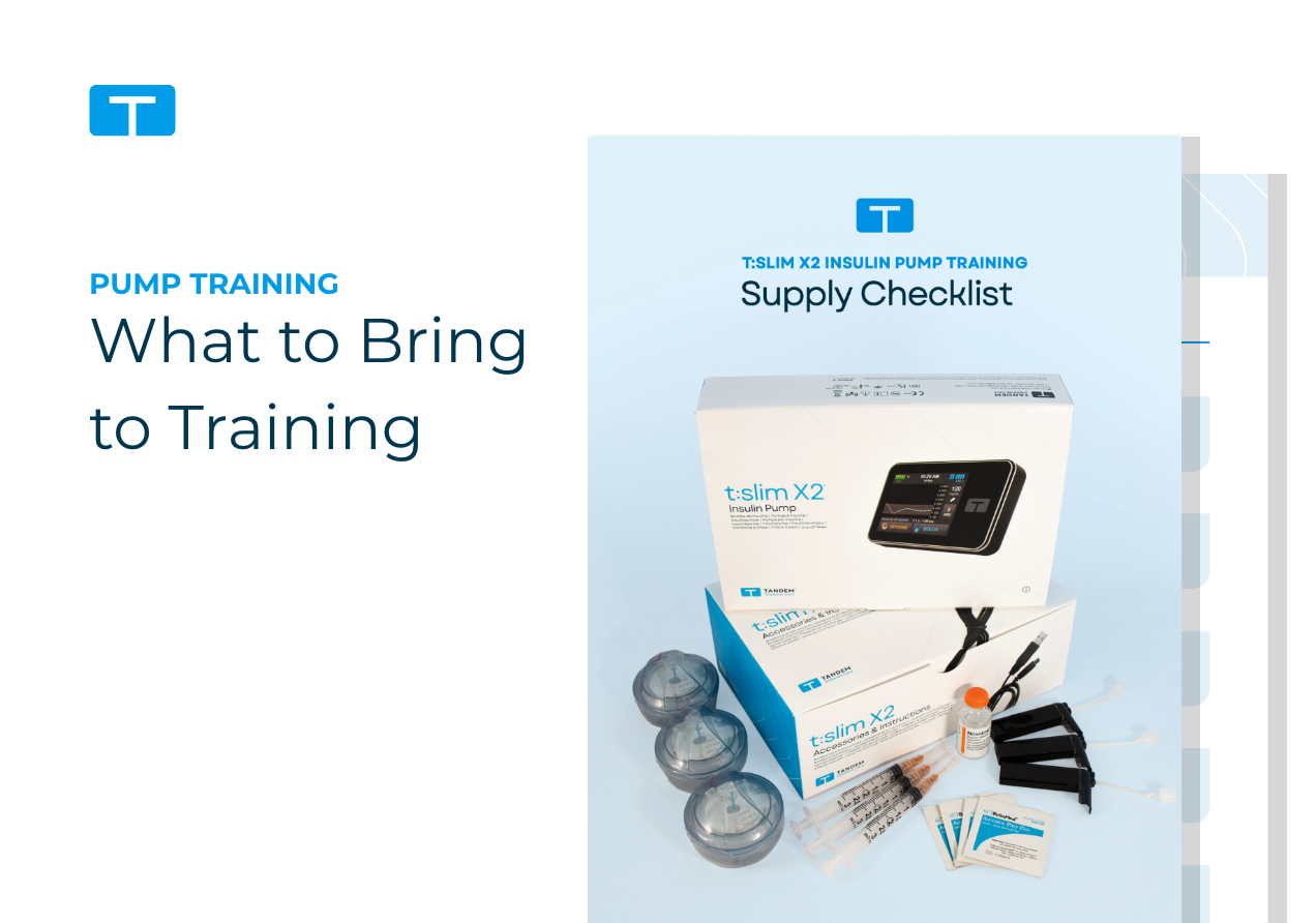 Familiar with Pumping | Training Preparation | Tandem Diabetes Care